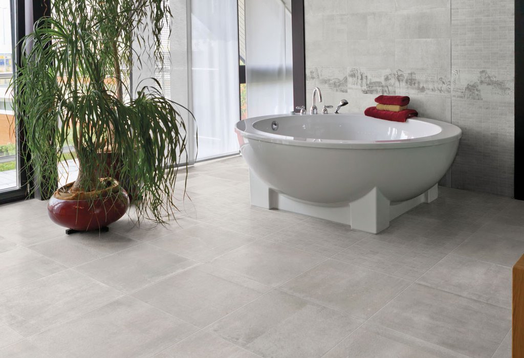 Concrete and resin floor effect | Ceramica Rondine
