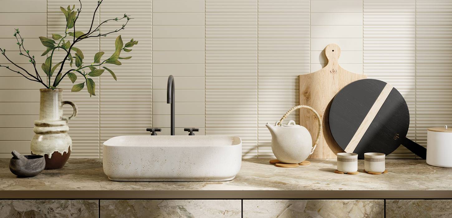 Volume brick tiles: style and character Volume