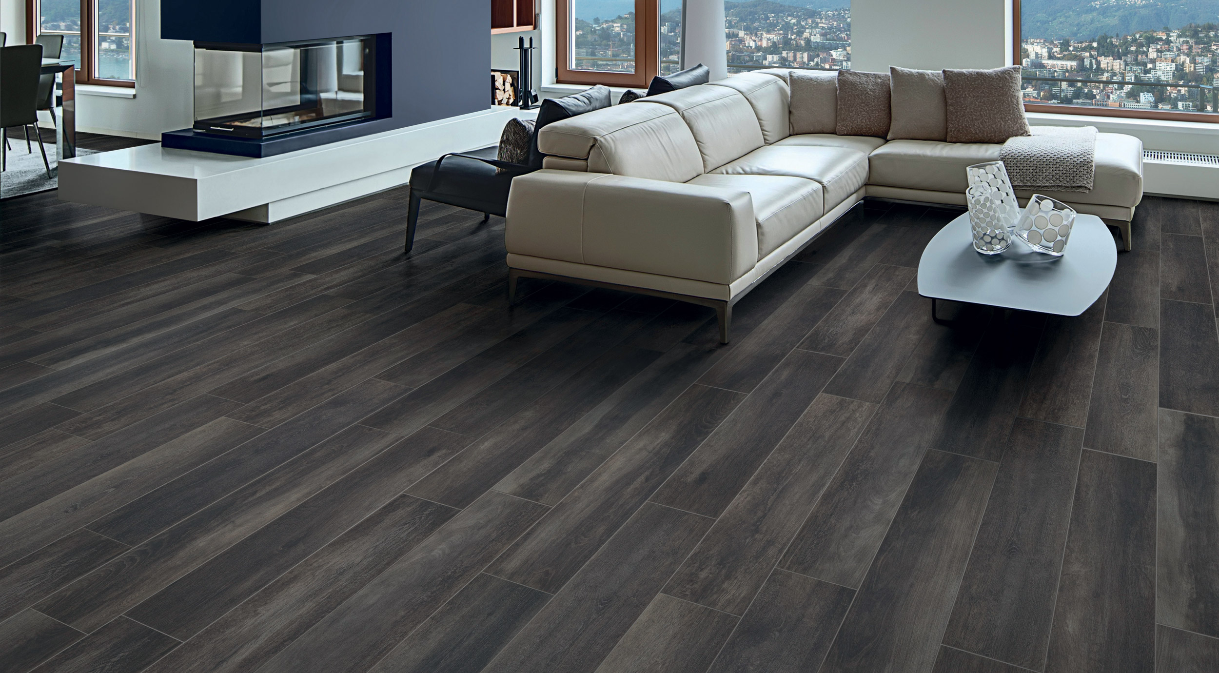Finto parquet in Gres porcellanato Greenwood | Ceramica Rondine