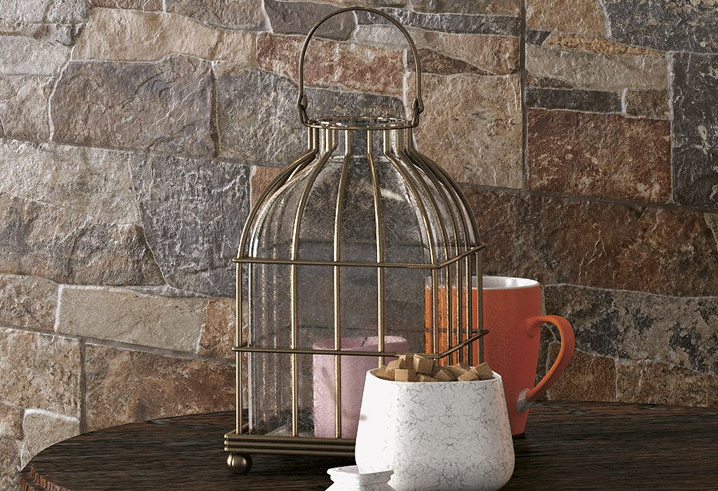 3D wall covering in ceramic for indoors and outdoors | Ceramica Rondine