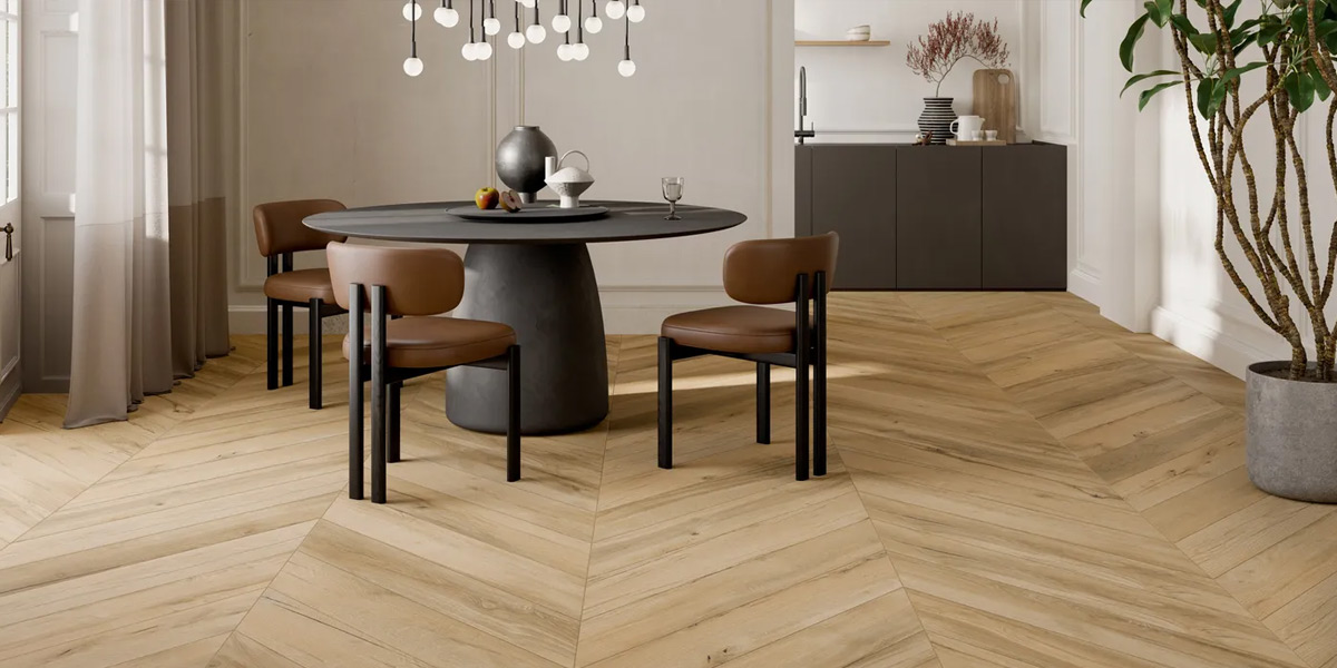 Chevron XL: tutti i vantaggi del pavimento a spina di pesce in gres ...